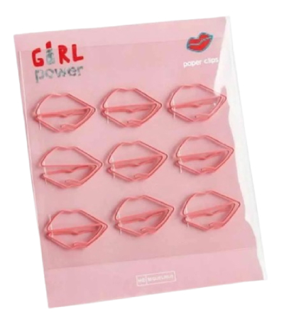 Spajalice set 9 Girl Power Lips