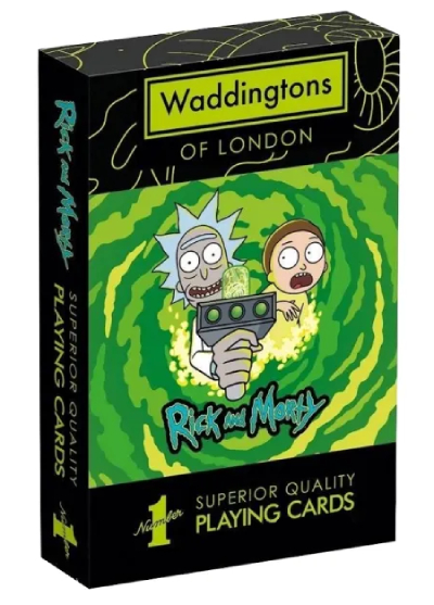 Board Game - Rick & Morty, Playing Cards