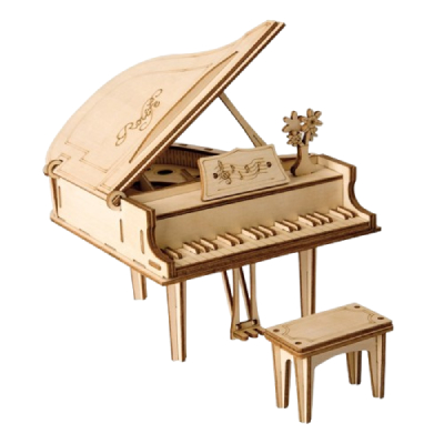 3D Puzla - Wooden, Grand Piano
