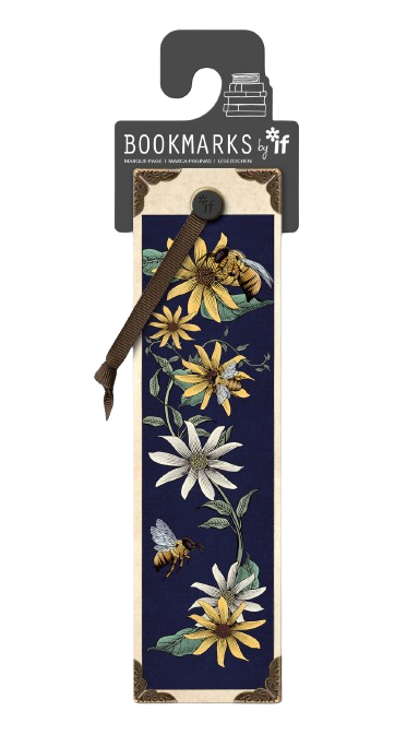 Bukmarker - Vintage, Bees & Flowers