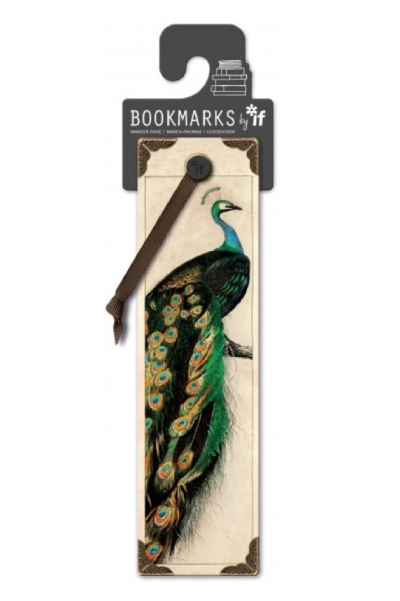 Bukmarker - Vintage, Peacock