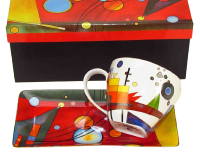 Šolja sa tacnom Cappuccino - Kandinsky