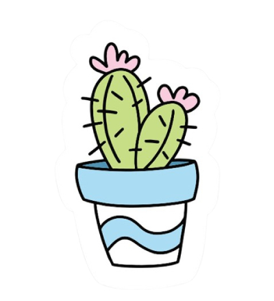 Stiker - Kaktus