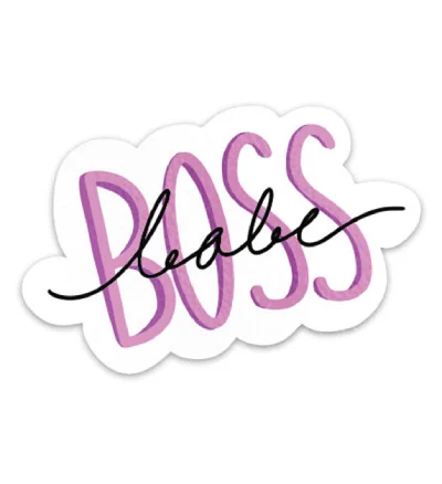 Stiker - Boss babe