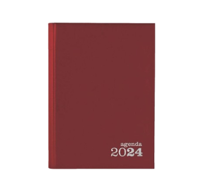 Agenda 2024 - Desk Daily Classic, Red