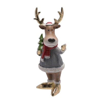 NG Figura - Reindeer With Christmas Tree