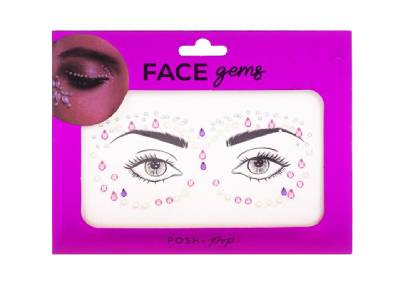Stikeri za lice - Metalic Glam, Pink
