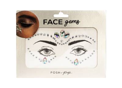 Stikeri za lice - Metalic Glam, Fuxia