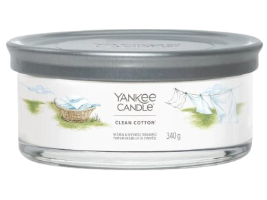 Sveća - Yankee Candle, Signature Multiwick Tumbler, Clean Cotton