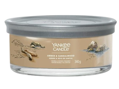 Sveća - Yankee Candle, Signature Multiwick Tumbler, Amber & Sandalwood