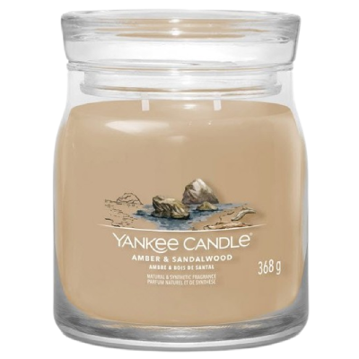 Sveća - Yankee Candle, Signature Medium, Amber & Sandalwood