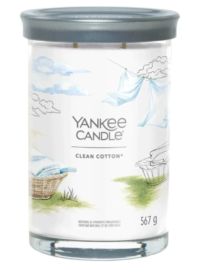 Sveća - Yankee Candle, Signature Large Tumbler, Clean Cotton