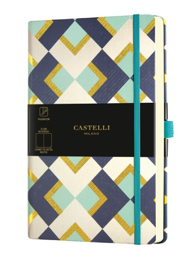 Agenda - Castelli, Oro Chess 13x21cm, prazan