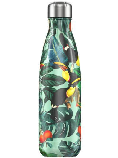 Flaša za vodu - Chilly's, Tropical Toucan, 500ml