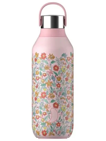 Flaša za vodu - Chilly's, Summer Sprigs, Blush Pink Liberty, 500ml