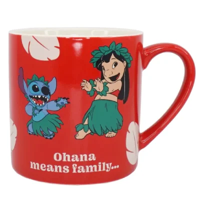 Šolja - Lilo and Stitch, Ohana, 310ml