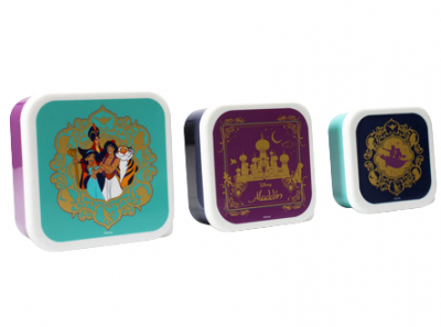 Kutija za užinu set 3 - Disney, Aladdin