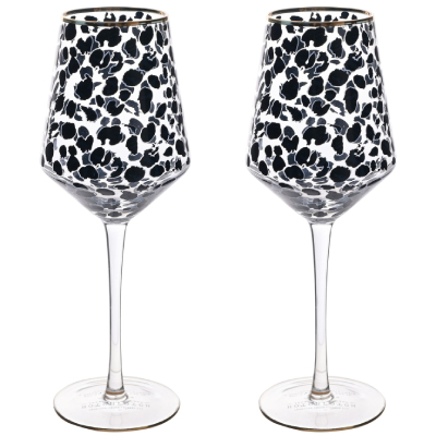 Čaše set 2 - Wine, Frida, Leopard