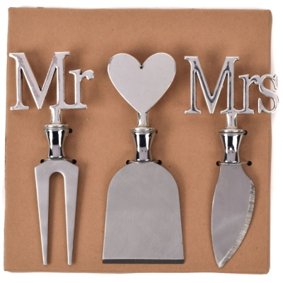 Set noževa za sir - Amore, Mr & Mrs, Cheese