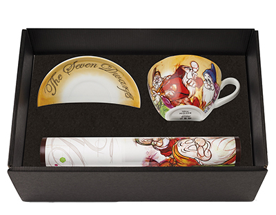 Komplet Cappuccino set 2 - Disney, The Seven Dwarfs