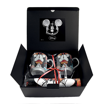 Komplet Coffee set 4 - Disney, Mickey and Minnie, Love Sweet Love, Red