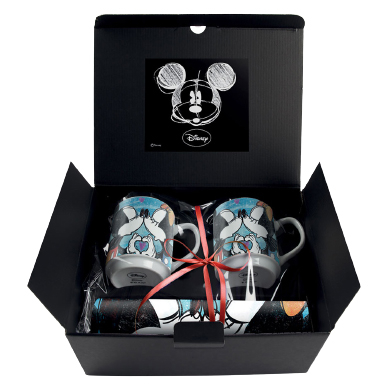 Komplet Coffee set 4 - Disney, Mickey and Minnie, Love Sweet Love, Blue