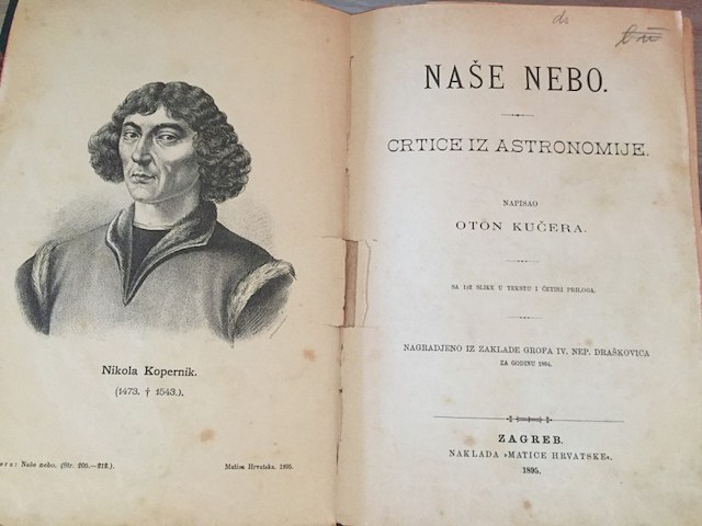 Oton Kučera NAŠE NEBO (1895) / Astronomija