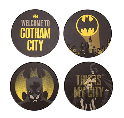 Podmetači set 4 - DC Comics, Gotham City