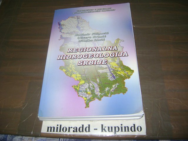 Regionalna hidrologija Srbije Budimir Filipović