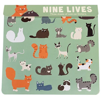 Stiker set - Nine Lives