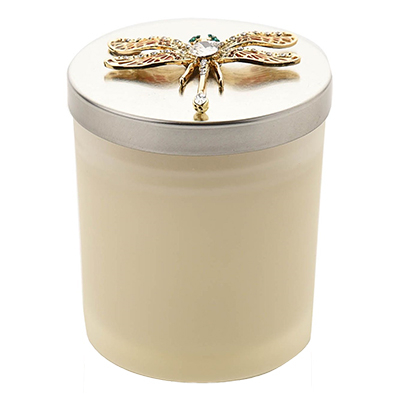 Sveća - Sophia, Dragonfly, Yellow & Gold