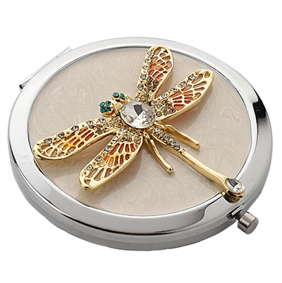 Ogledalce - Sophia, Dragonfly, Yellow & Gold