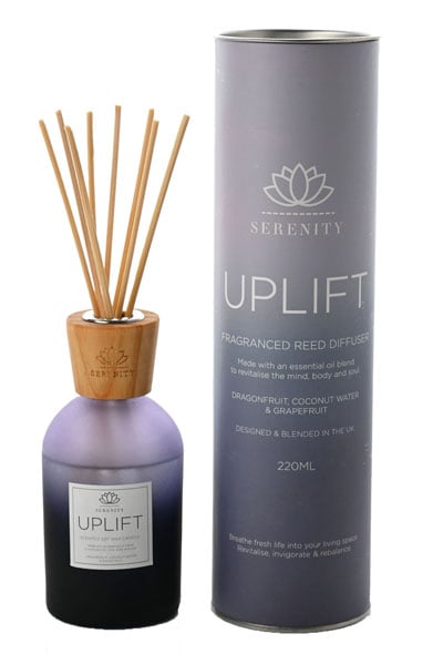 Difuzer - Serenity, Uplift, Dragonfruit & Grapefruit, 220 ml