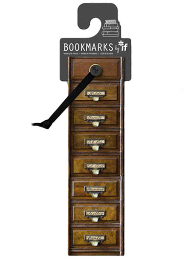 Bukmarker - Academia, Vintage Drawers