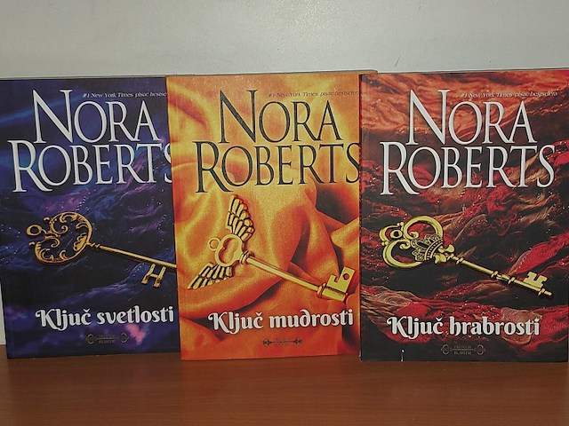 KLJUČEVI TRILOGIJA- Nora Roberts - komplet 3 knjige