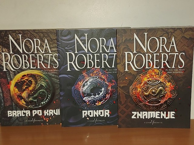 U ZNAKU SEDMICE - Nora Roberts - komplet 3 knjige