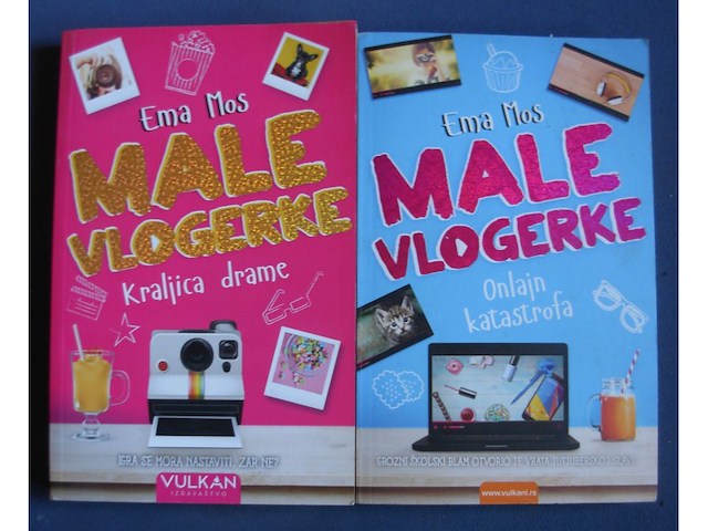 MALE VLOGERKE - 2 Knjiga - Ema Mos