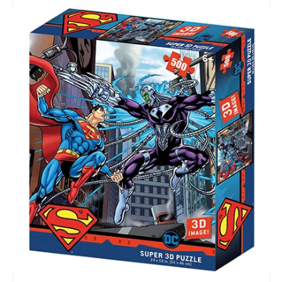 Puzla 3D - DC, Superman & Electro, 500 pc