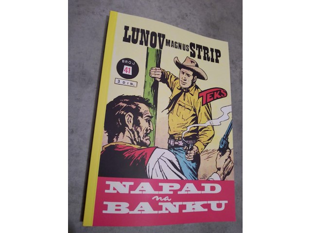 Teks LMS broj 41 : Napad na banku  reprint