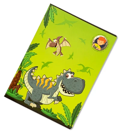 Sveska A5 - Boyworld, Dinosaurs, karo, 52 l