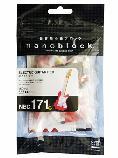 Nanoblok kockice - Electric Guitar Red, 2160 pcs