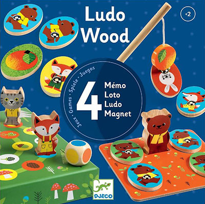 Igre 4 u 1 - Ludo Wood