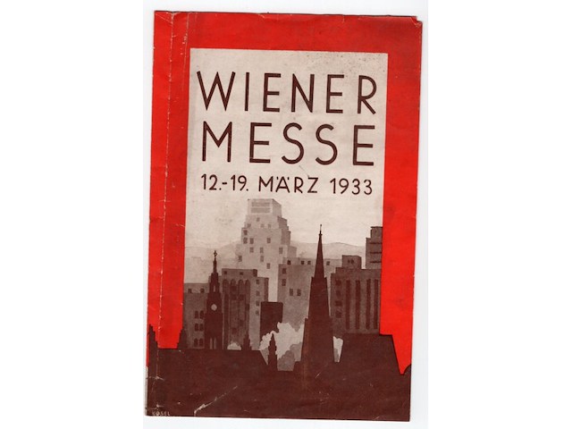 Wiener messe, 1933 : flajer