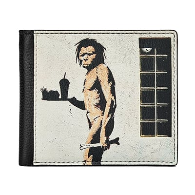 Novčanik - Banksy, Ape Man, Black, 11x9.5x1.5 cm
