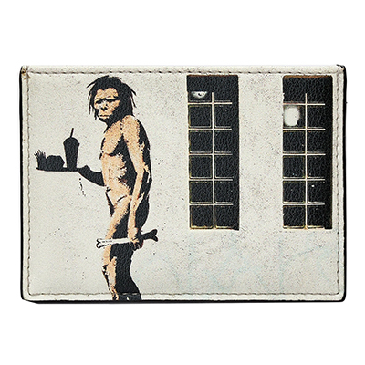 Futrola za kartice - Banksy, Ape Man, Black, 10x7x0.3 cm