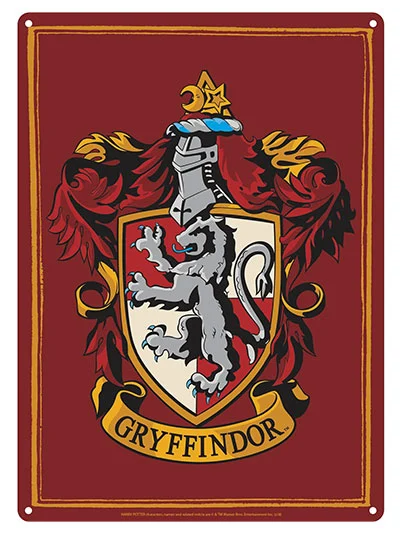 Mali limeni znak - HP, Gryffindor