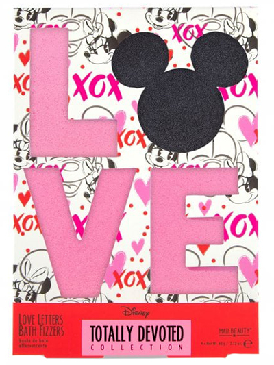 Šumeće kugle za kupanje - Disney, Minnie Mickey Totally Devoted, set od 4