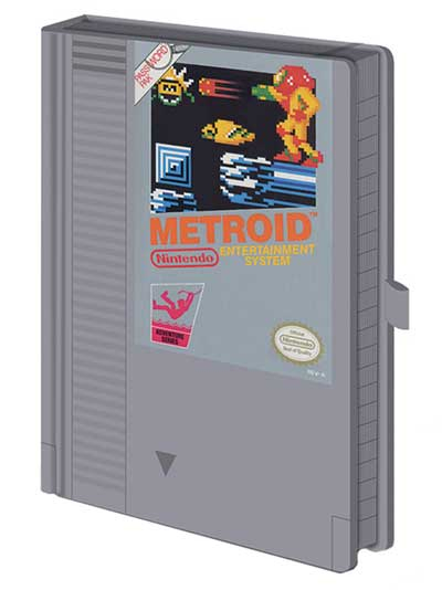 Agenda A5 - Nintendo, Nes Metroid Cartridge
