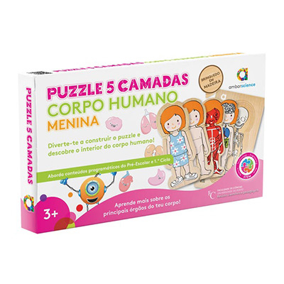 Puzzle - Ljudsko telo, Devojčica