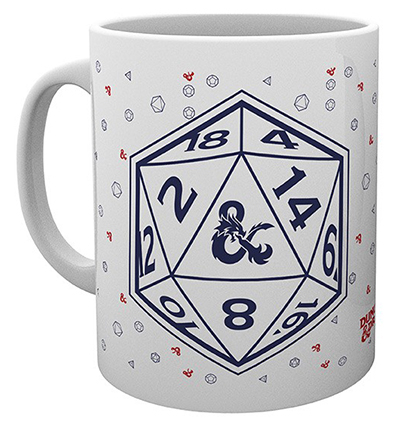 Šolja - Dungeons & Dragons, D20, 320 ml